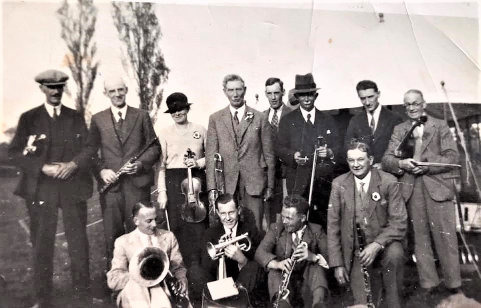 Brading Community Archive CB 052 Brading Town Band 1937. - Brading ...