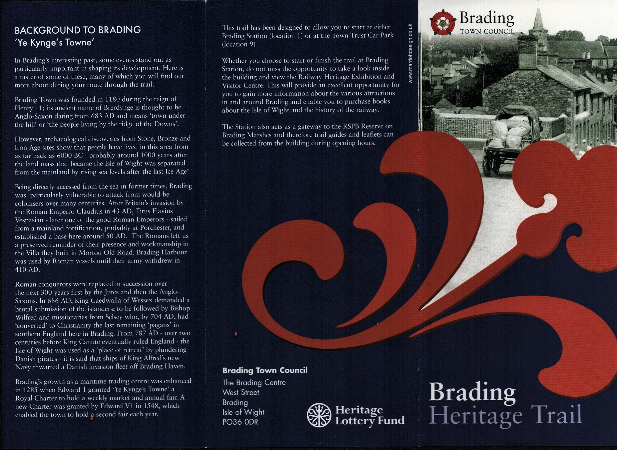 Brading Community Archive Brading Heritage Trail leaflet by Brading ...