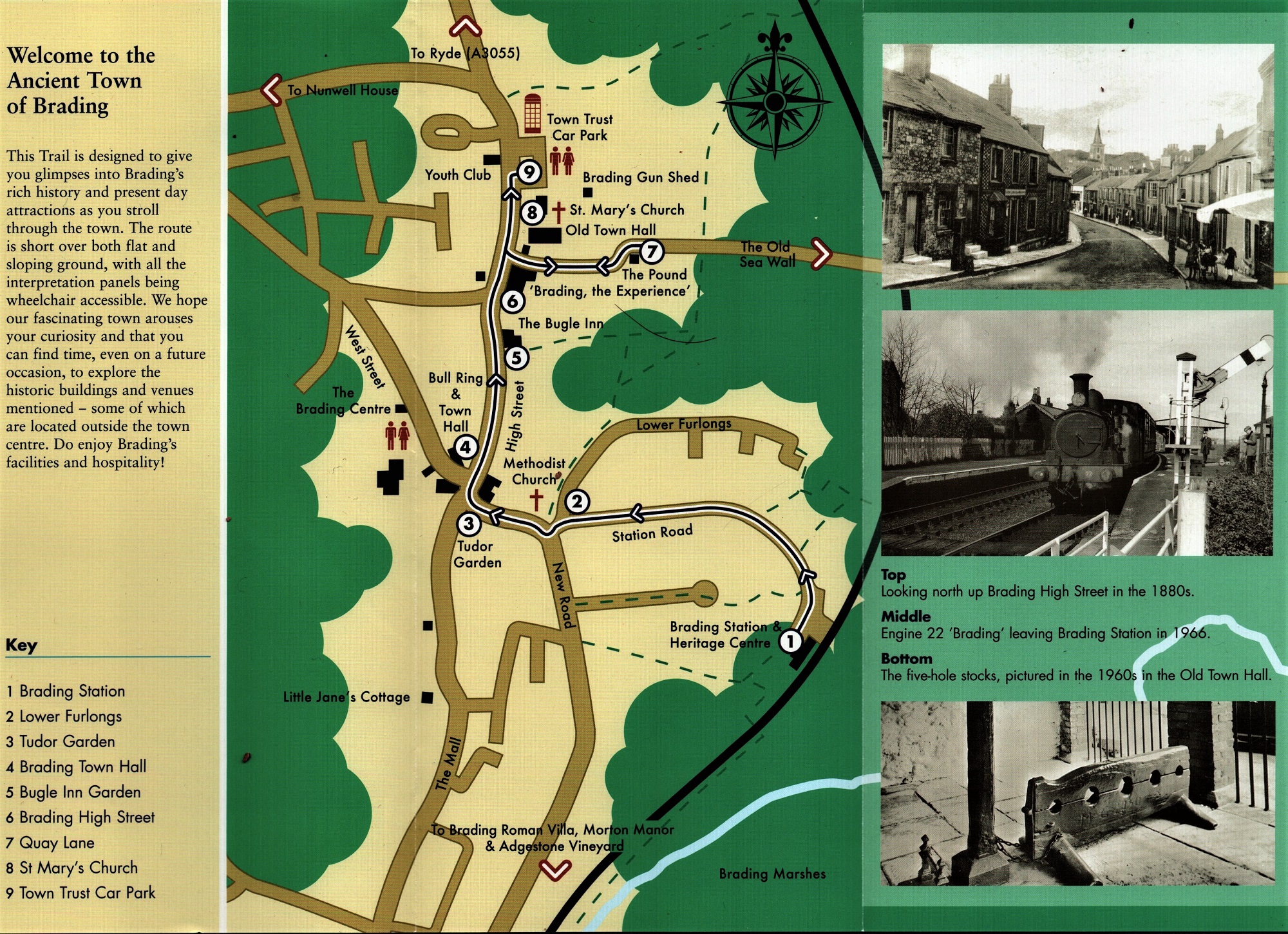 Brading Community Archive Brading Heritage Trail leaflet by Brading ...