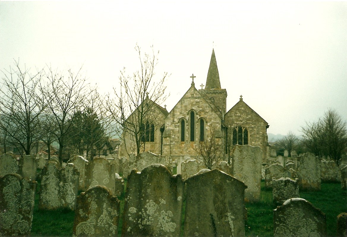 Brading Community Archive Photo taken Easter 1987 of Brading Church ...