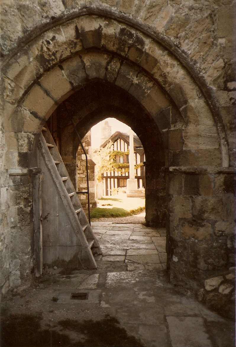 Brading Community Archive Photo of Brading Church porch early Autumn ...
